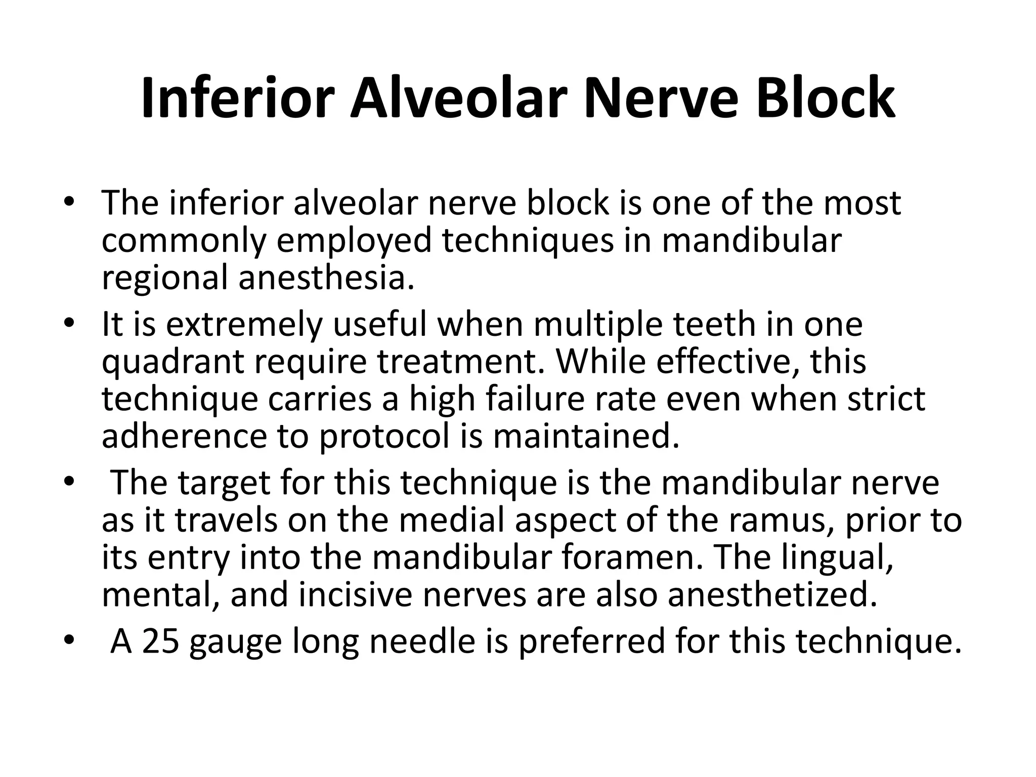 mandibular nerve-block | PPTX