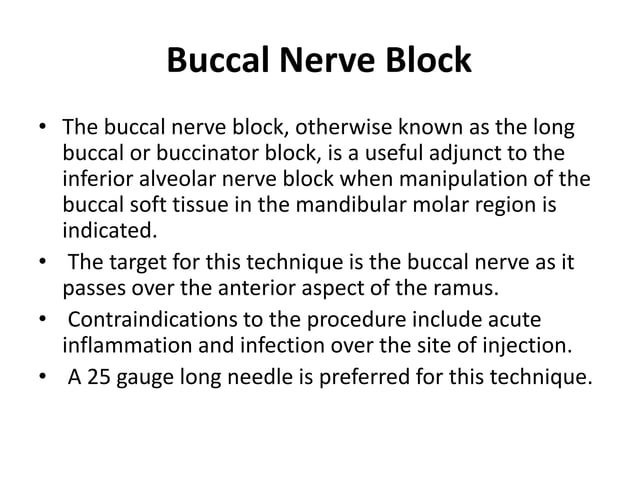mandibular nerve-block | PPTX