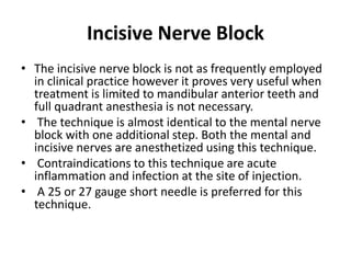 mandibular nerve-block | PPTX