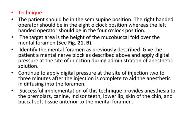 mandibular nerve-block | PPTX