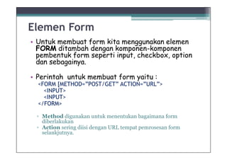 7.materi membuat form (ok) | PDF