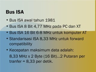 7. matherboard & sistem bus | PPT