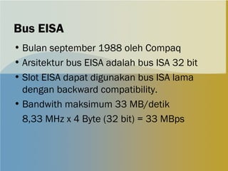 7. matherboard & sistem bus | PPT