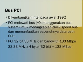 7. matherboard & sistem bus | PPT