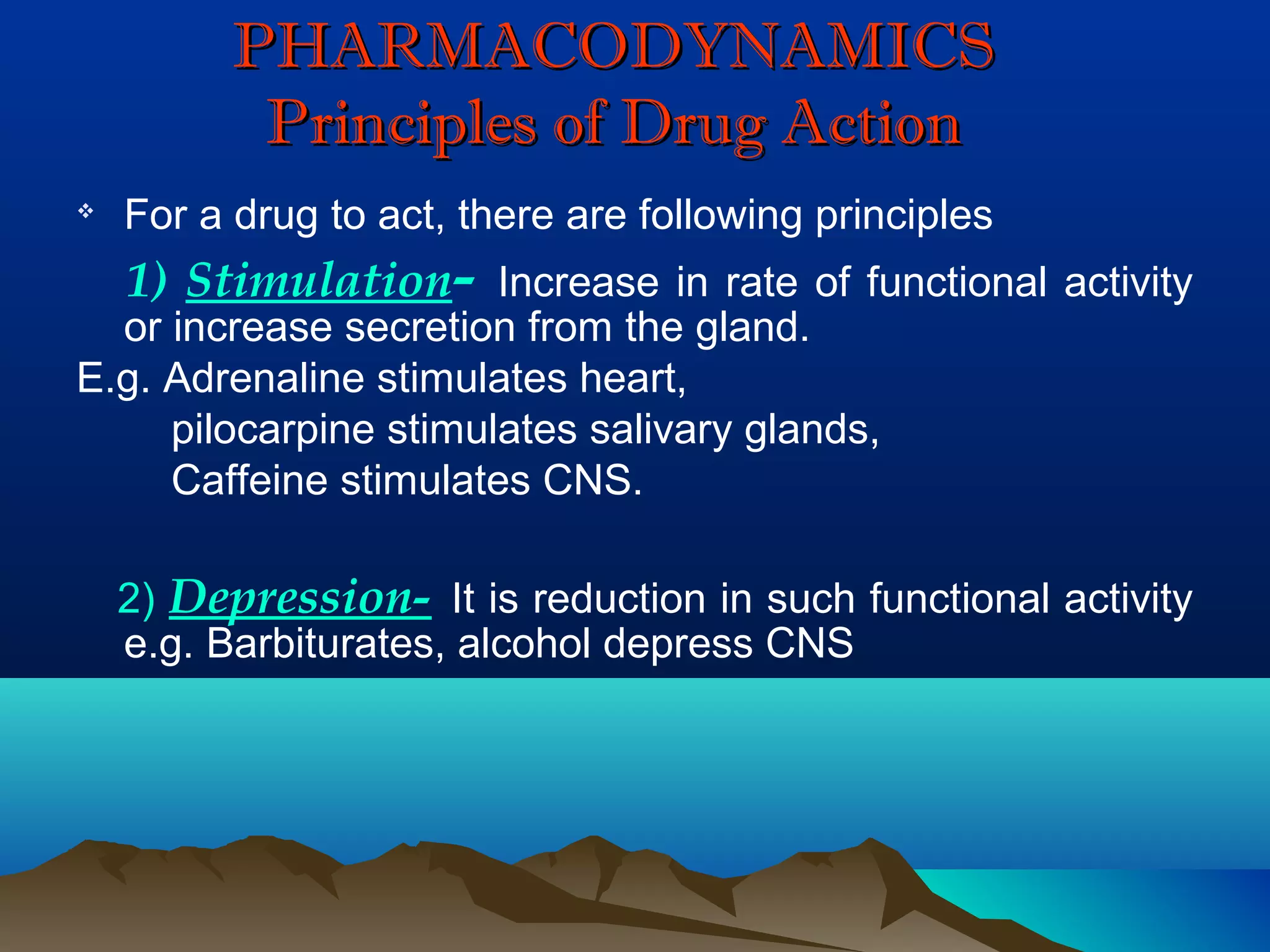 mechanism of drug action | PPT