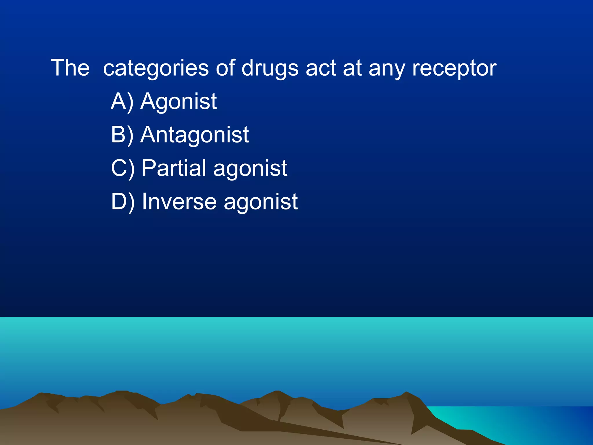 mechanism of drug action | PPT