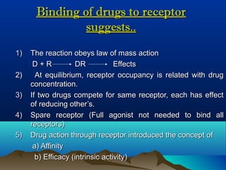 mechanism of drug action | PPT