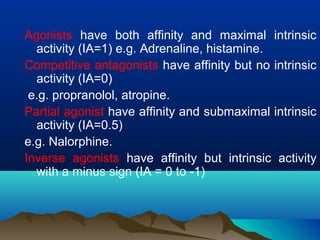 mechanism of drug action | PPT