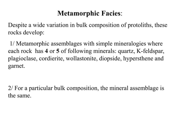 7-Metamorphic Facies.ppt