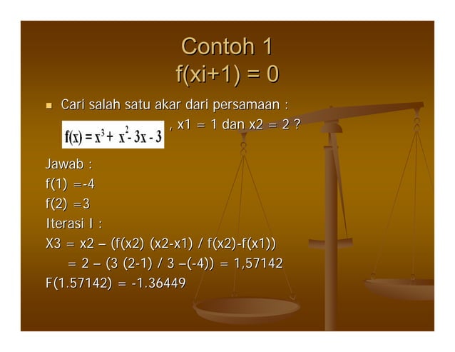 7 metode-secant | PDF | Physics | Science
