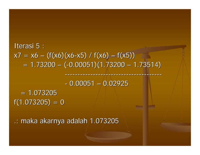 7 metode-secant | PDF | Physics | Science