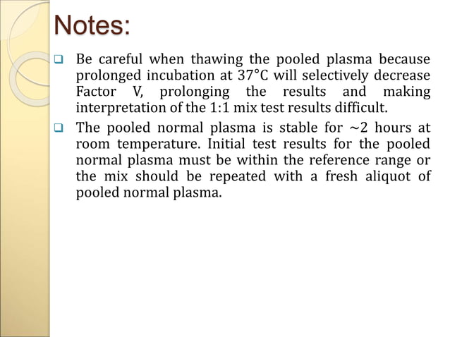 7 mixing-studies | PPT | Blood Disorders | Diseases and Conditions