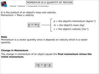 7 - Momentum & energy | PDF