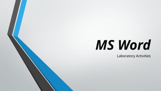 7-MS-Word-Lab-Activity-Copy.pptxbvvvvvcccc | PPT