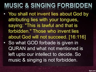 7. music and singing forbidden | PDF