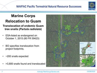 NAVFAC Pacific Natural Resources Program | PPT
