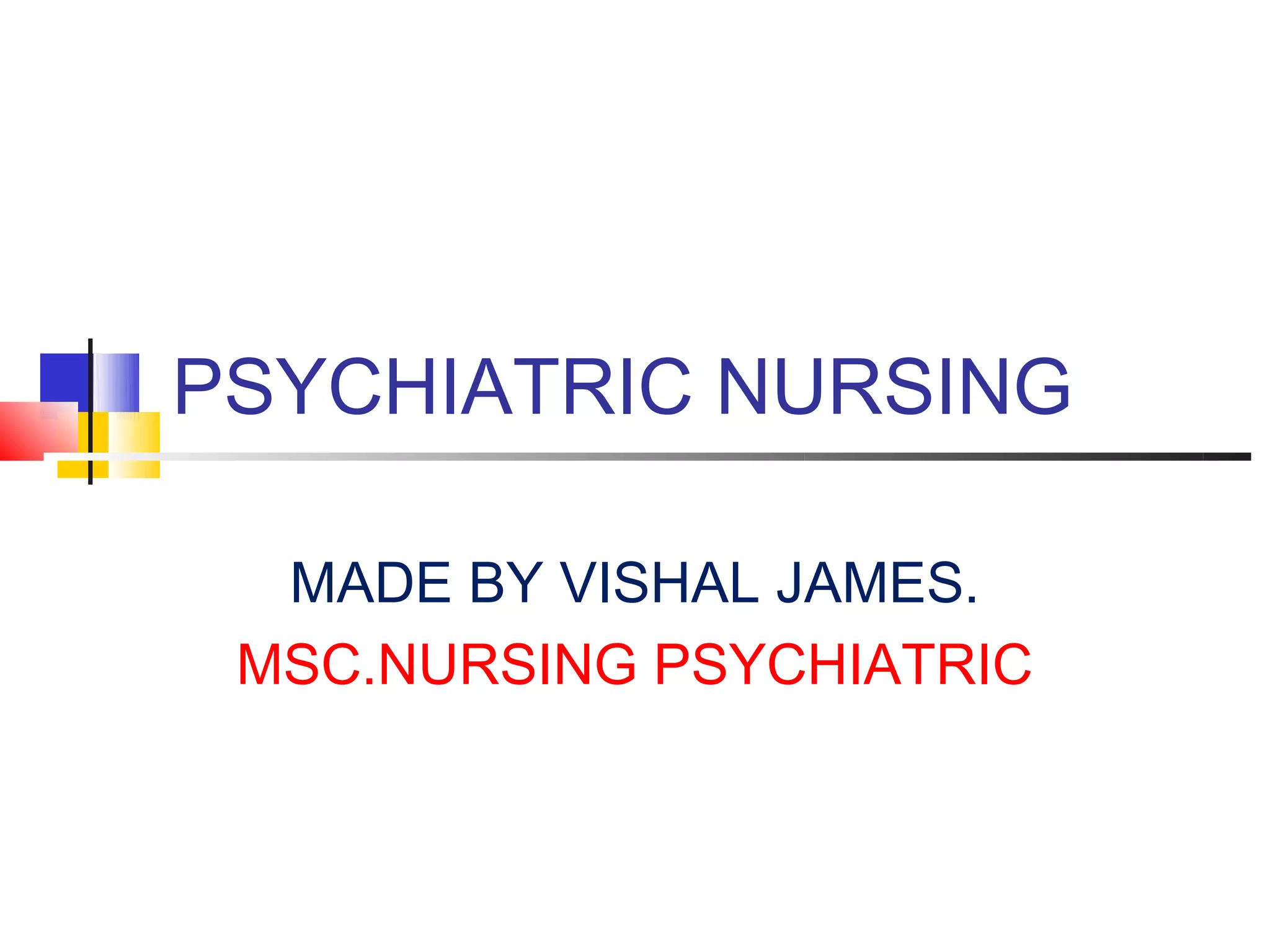7 november-49 introduction to psychiatry | PPT
