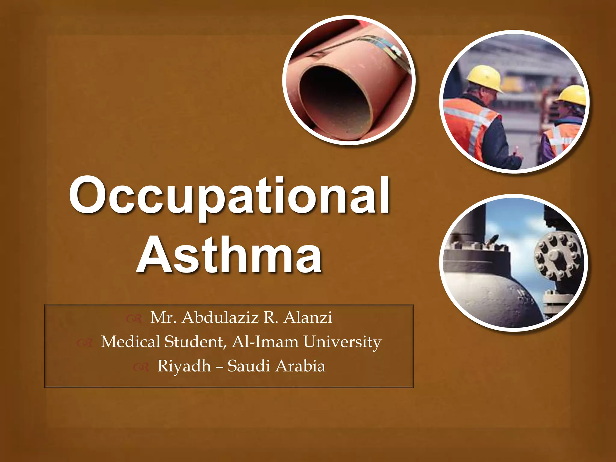 Occupational Asthma | PPTX
