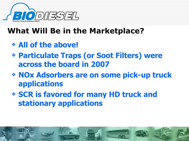 Biodiesel and Exhaust AfterTreatment | PPT