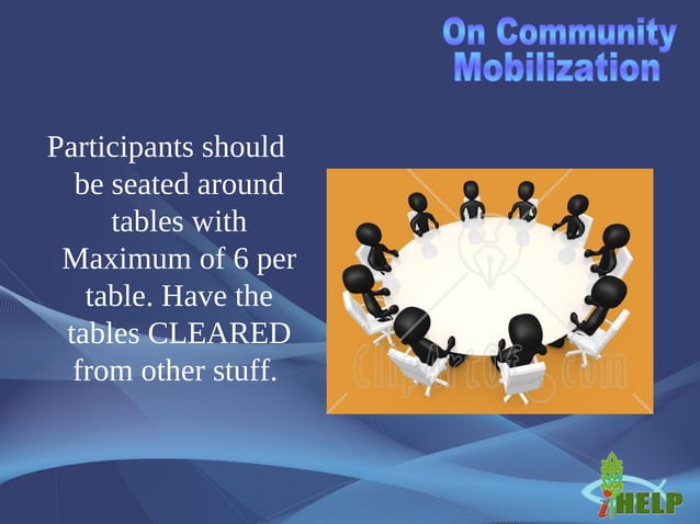 7 on community mobilization | PPT | Science