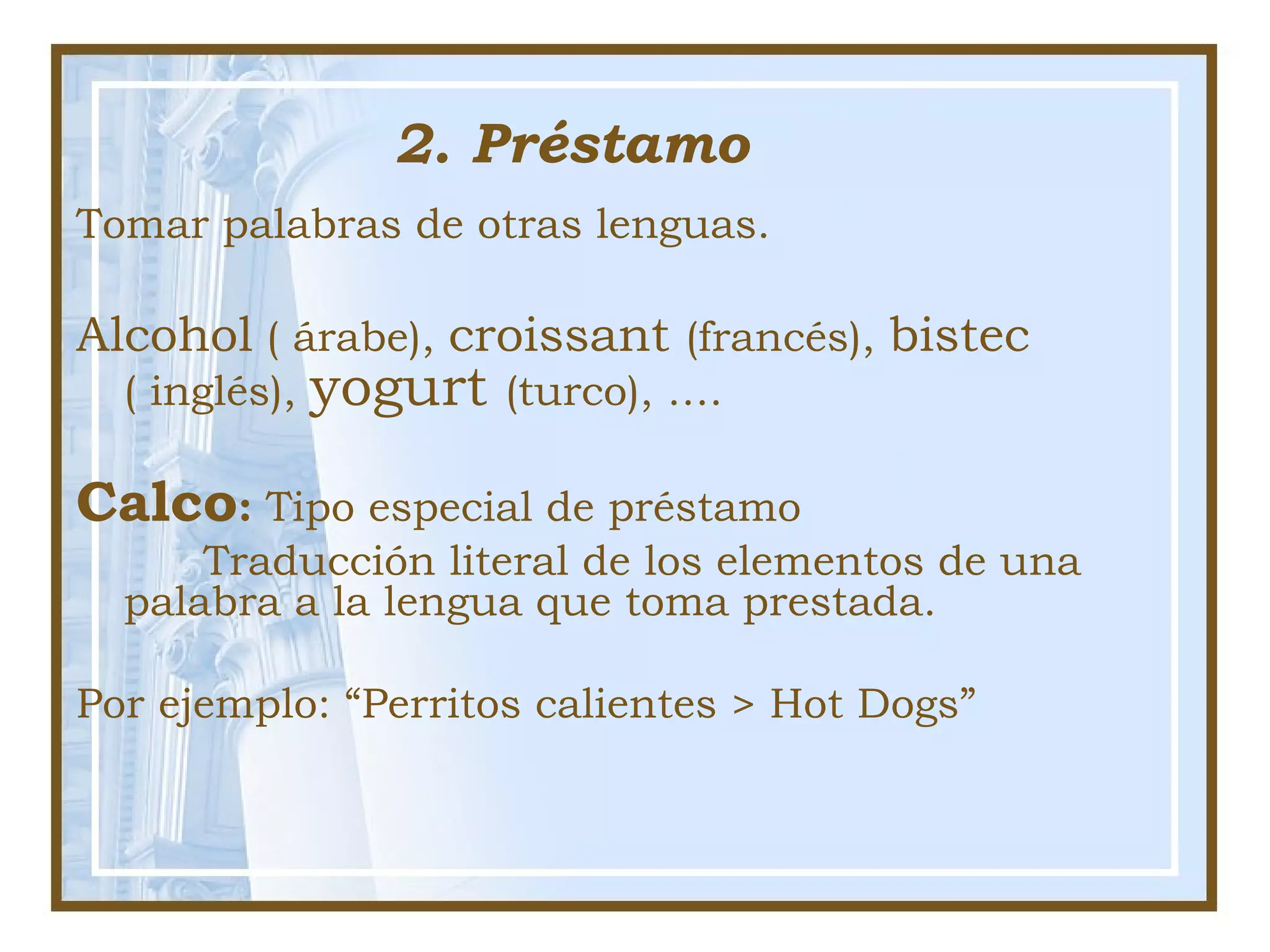7. palabras y procesos de formación de palabras | PPT