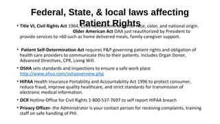 7 Patient Rights & Responsibilities | PPT