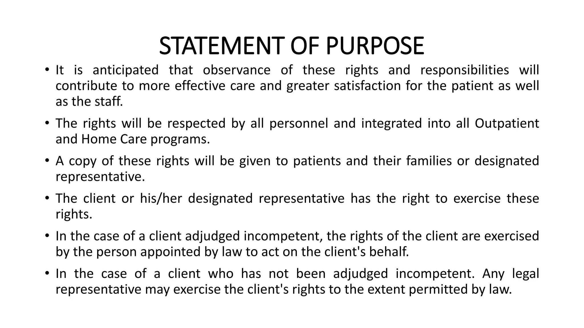 7 patient rights and responsibilities | PPT