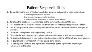 7 patient rights and responsibilities | PPT
