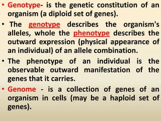 7. Patterns of Inheritance | PPTX