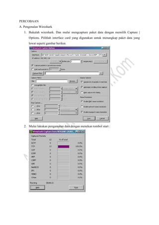 7 pemanfaatan-wireshark-untuk-snifing | PDF