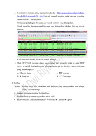 7 pemanfaatan-wireshark-untuk-snifing | PDF