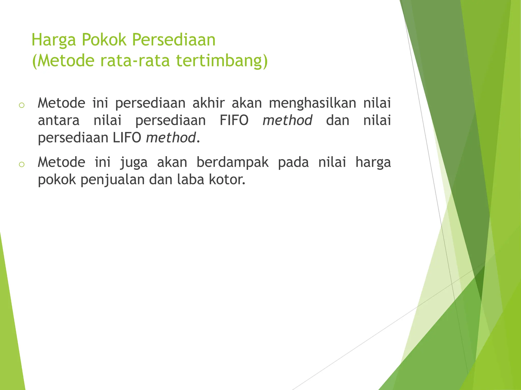 Contoh contoh soal dan jawaban persediaan barang | PPTX