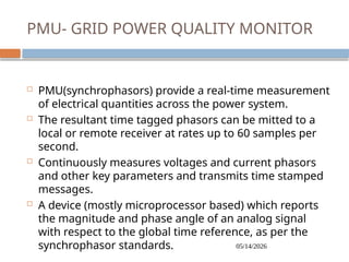 Comprehensive Overview of Phasor Measurement Units (PMU) in Power ...