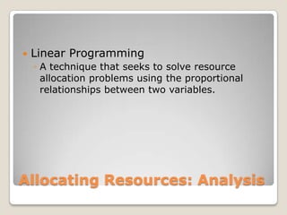 Planning tools and technique | PPSX