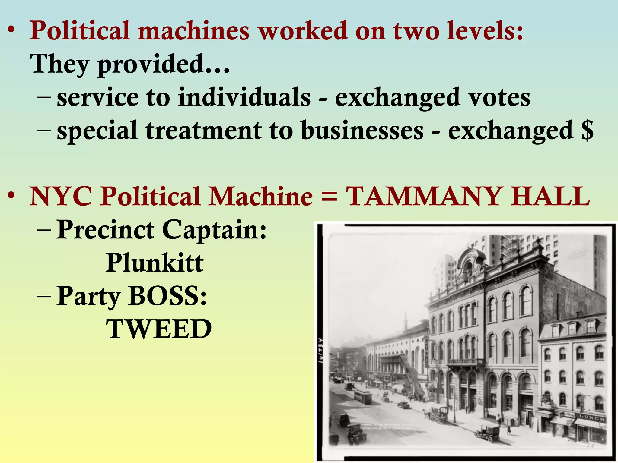 7 political machines | PPT | Debated Sensitive Social Issues ...