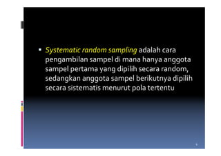 7. populasi dan teknik pengambilan sampel | PDF