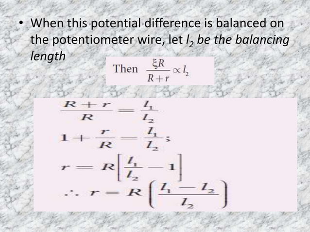 POTENTIOMETER | PPTX | Physics | Science