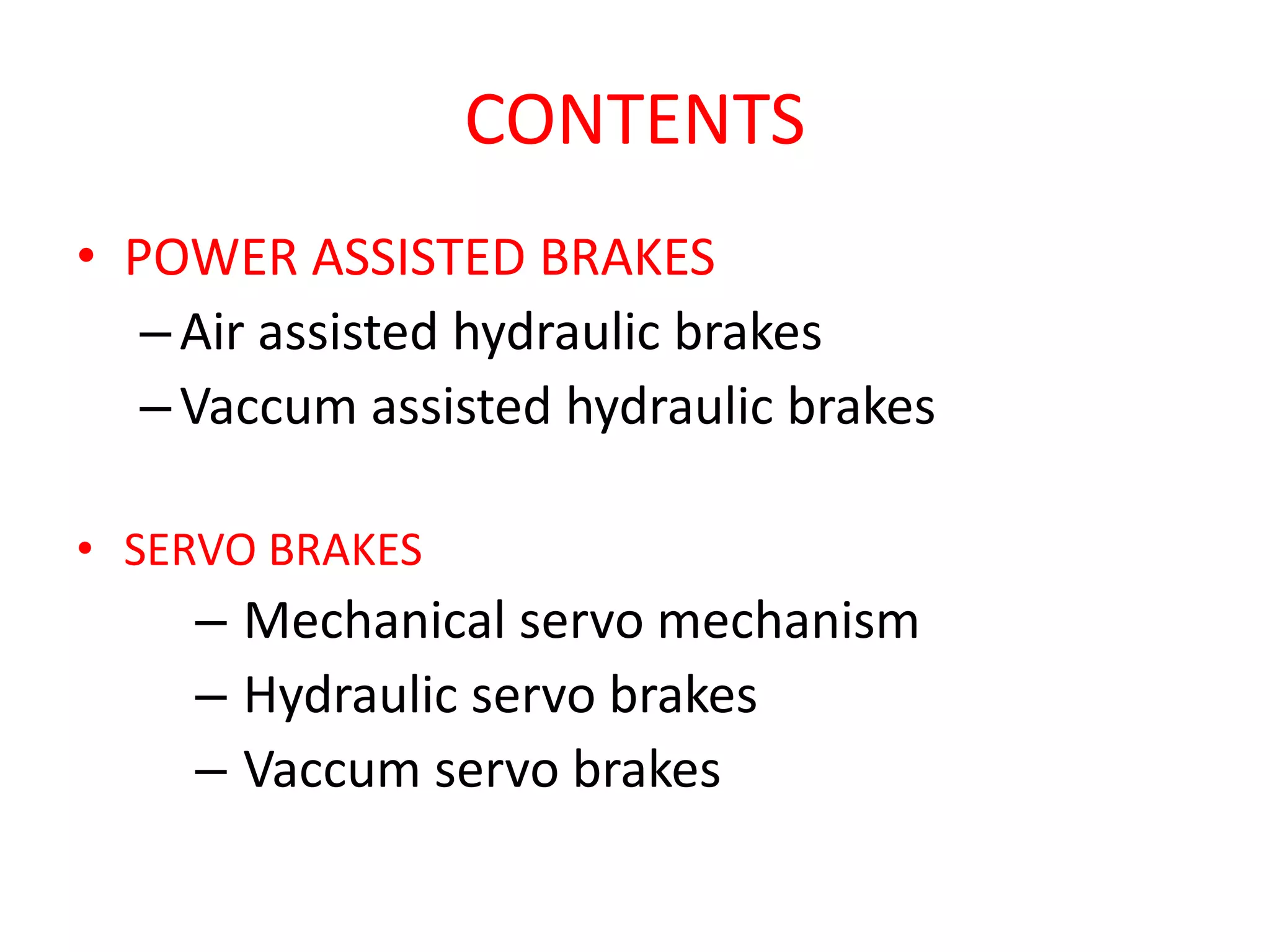 7 power brakes | PPTX