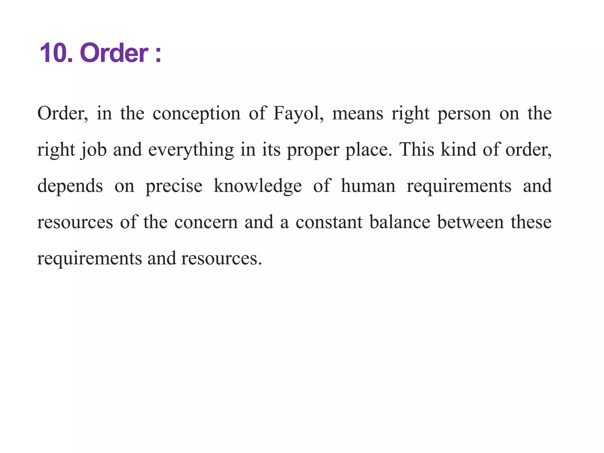 Henry Fayol's Principles of Management | PPTX