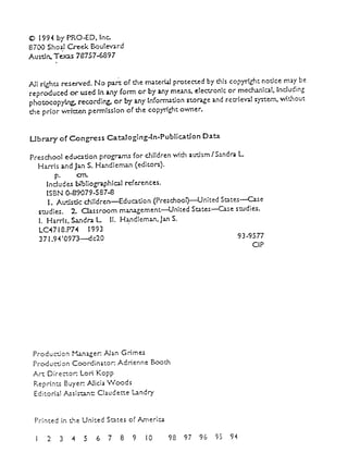 7. Preschool Education Programs For Children With Asd | PPT