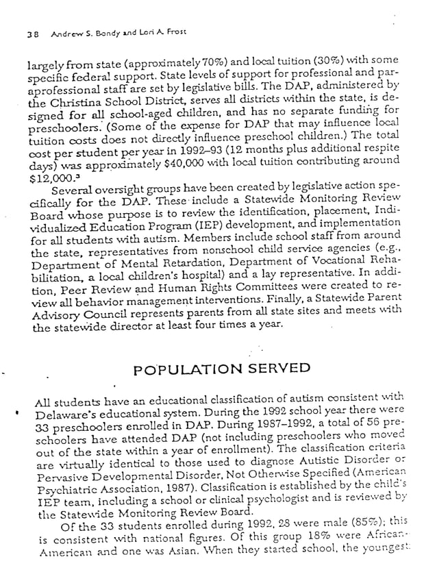 7. Preschool Education Programs For Children With Asd | PDF