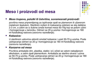 7.priprema namirnica za mikrobiolosko ispitivanje | PPT