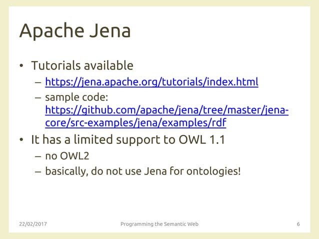Programming the Semantic Web | PPT