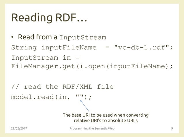 Programming the Semantic Web | PPT