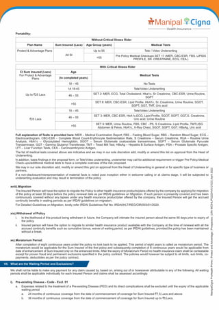 Examining the Structure of ProHealth Prime Protect and Active Plans ...