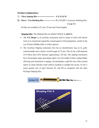 Pro taper system / rotary endodontics courses in india | PDF
