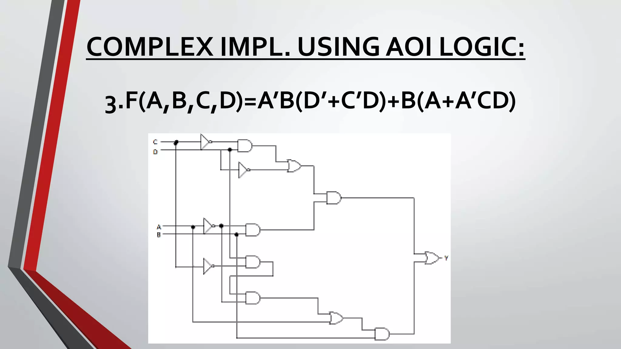 7 realization of logic function using logic gates (1) | PPT
