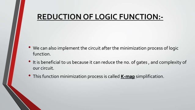 7 realization of logic function using logic gates (1) | PPT