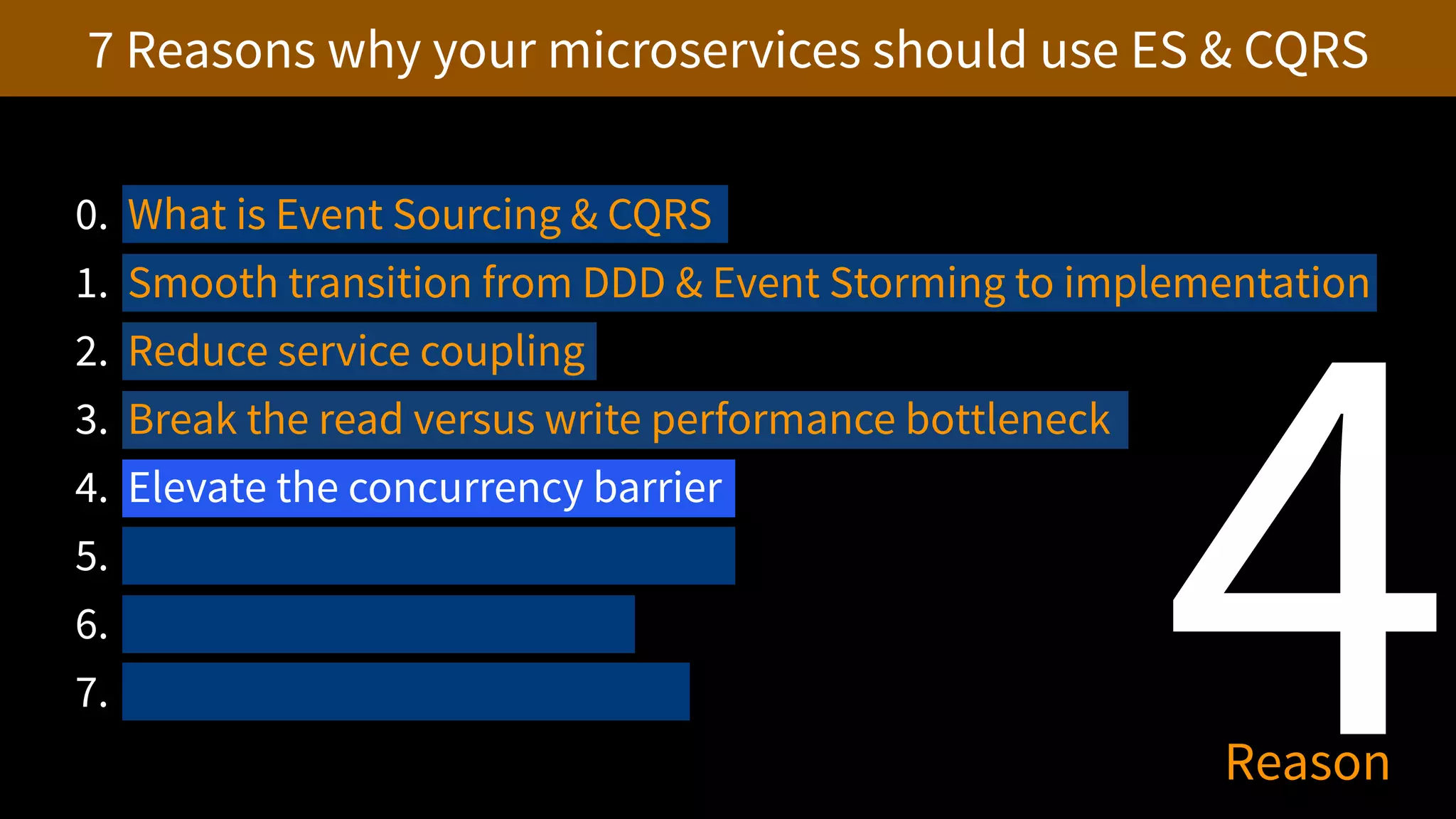 7 Reasons why your microservices should use Event Sourcing & CQRS | PPT