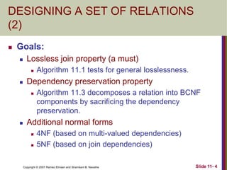 7 relational database design algorithms and further dependencies | PDF | Databases | Computer ...